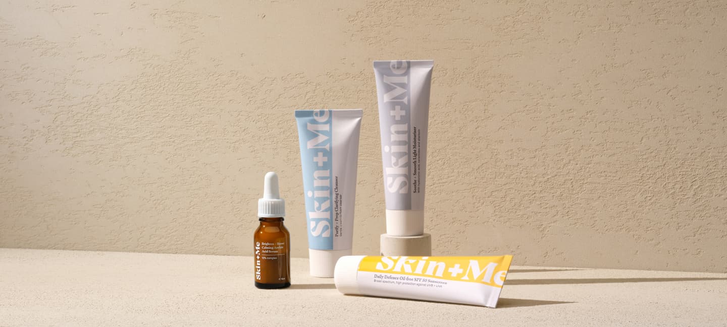 Skin + Me - Personalised skin treatment to treat acne and skin-ageing.