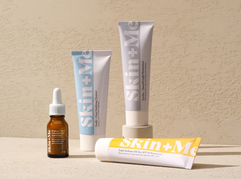 Skin + Me - Personalised skin treatment to treat acne and skin-ageing.